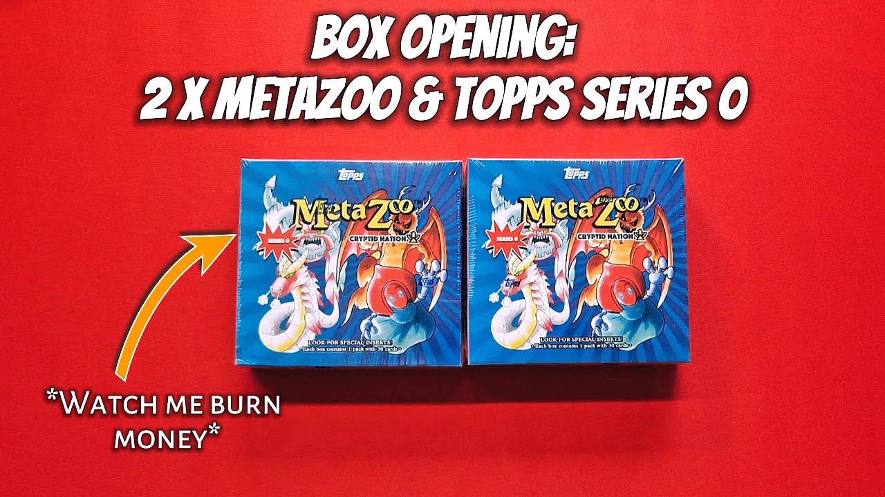 Box opening: 2 x MetaZoo & Topps Series 0 *green monster pull* - YouTube
