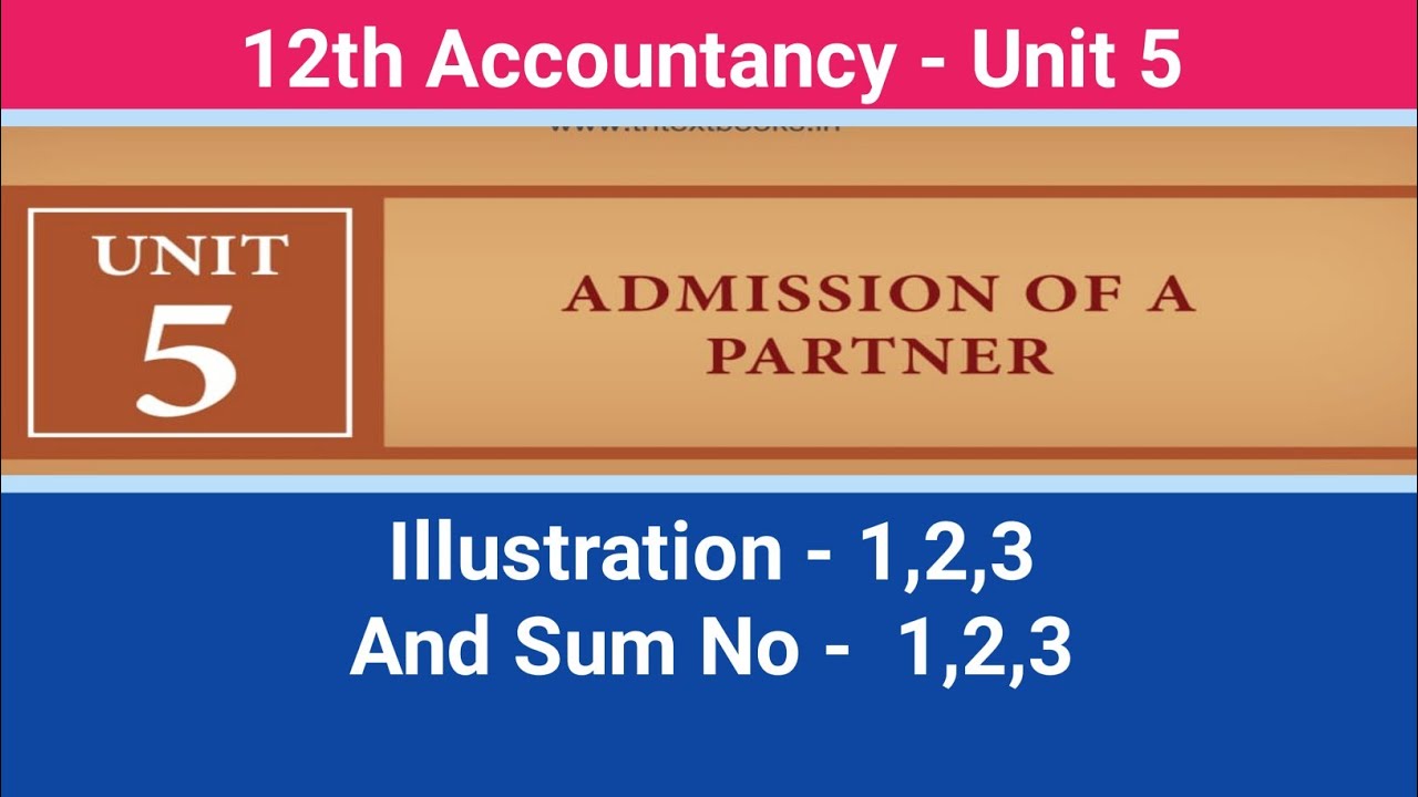12th Accountancy Unit 5 illustration 1 2 3 And Sum No 1 2 3 CMWay 12th-accountancy-unit-5-illustration-1-2-3-and-sum-no-1-2-3-cmway