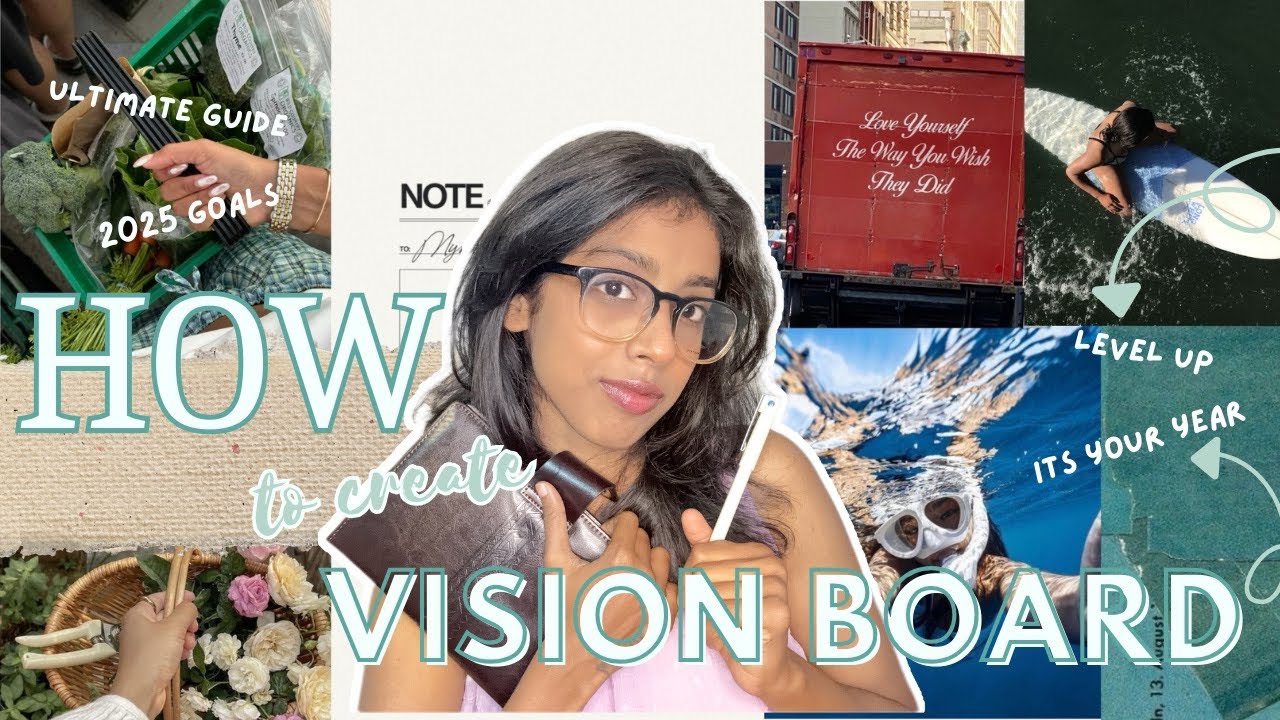 2025 vision board 💌 How to make your dreams come true in 2025 | Vision ...