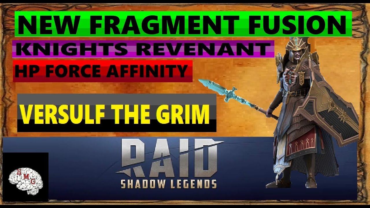 FRAGMENT FUSION | FORCE AFFINITY HP CHAMP KNIGHTS REVNANT | RAID SHADOW ...