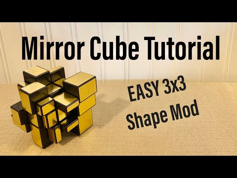 Mirror Cube EASIEST Method! (3x3 Shape Mod)