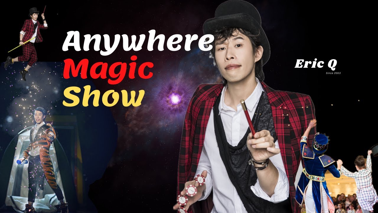 Eric Q magic show anywhere stage - YouTube