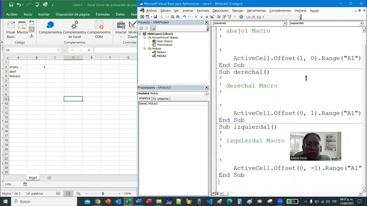 Instrucciones condicionales programado en el editor de Visual Basic en ...