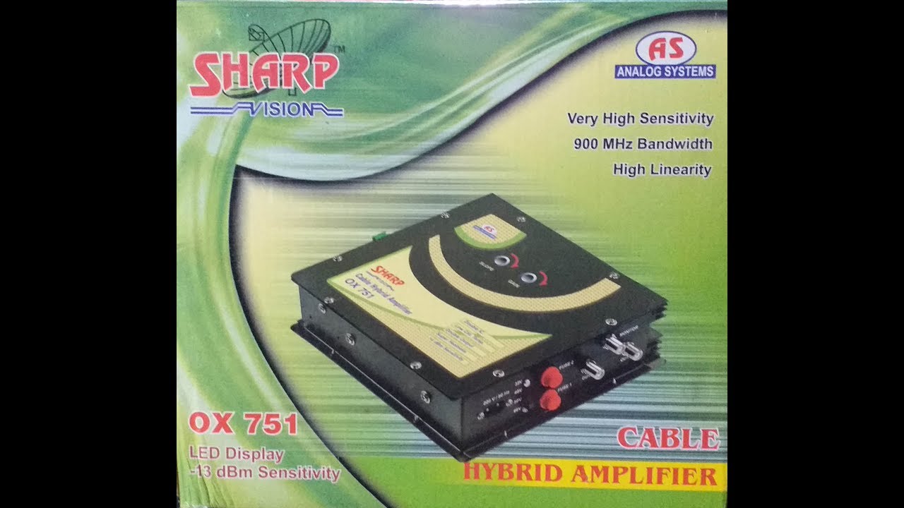 SHARP Hybrid Amplifier Optical Receiver Fiber Node (-13 ) bangla ...