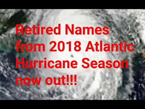 Retired Hurricane names from 2018 hurricane season!!! || Replacements ...