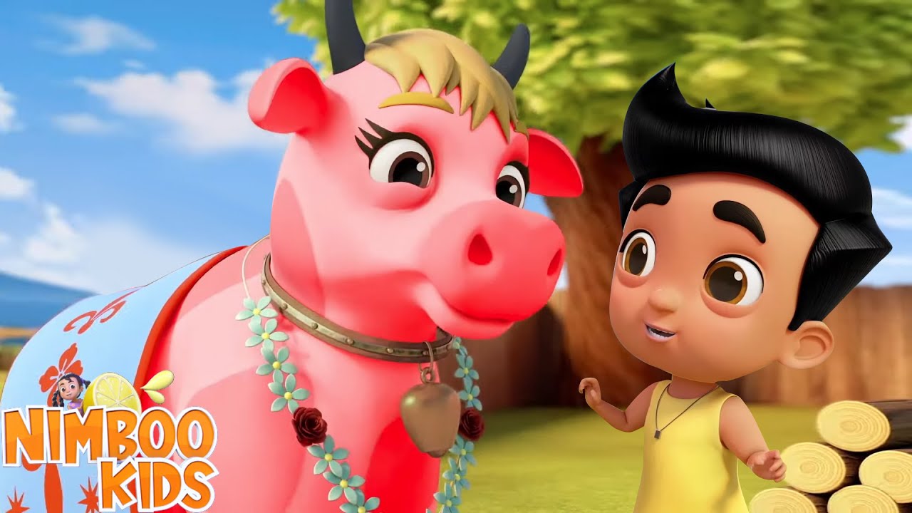 Gaiya Meri Gaiya Song, गैया मेरी गैया, Nursery Rhymes and Cartoon ...
