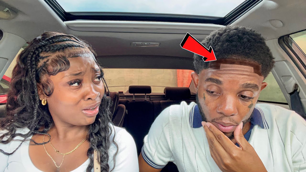 Bring My Girlfriend On A Date With The World Smallest HAIR LINE - YouTube