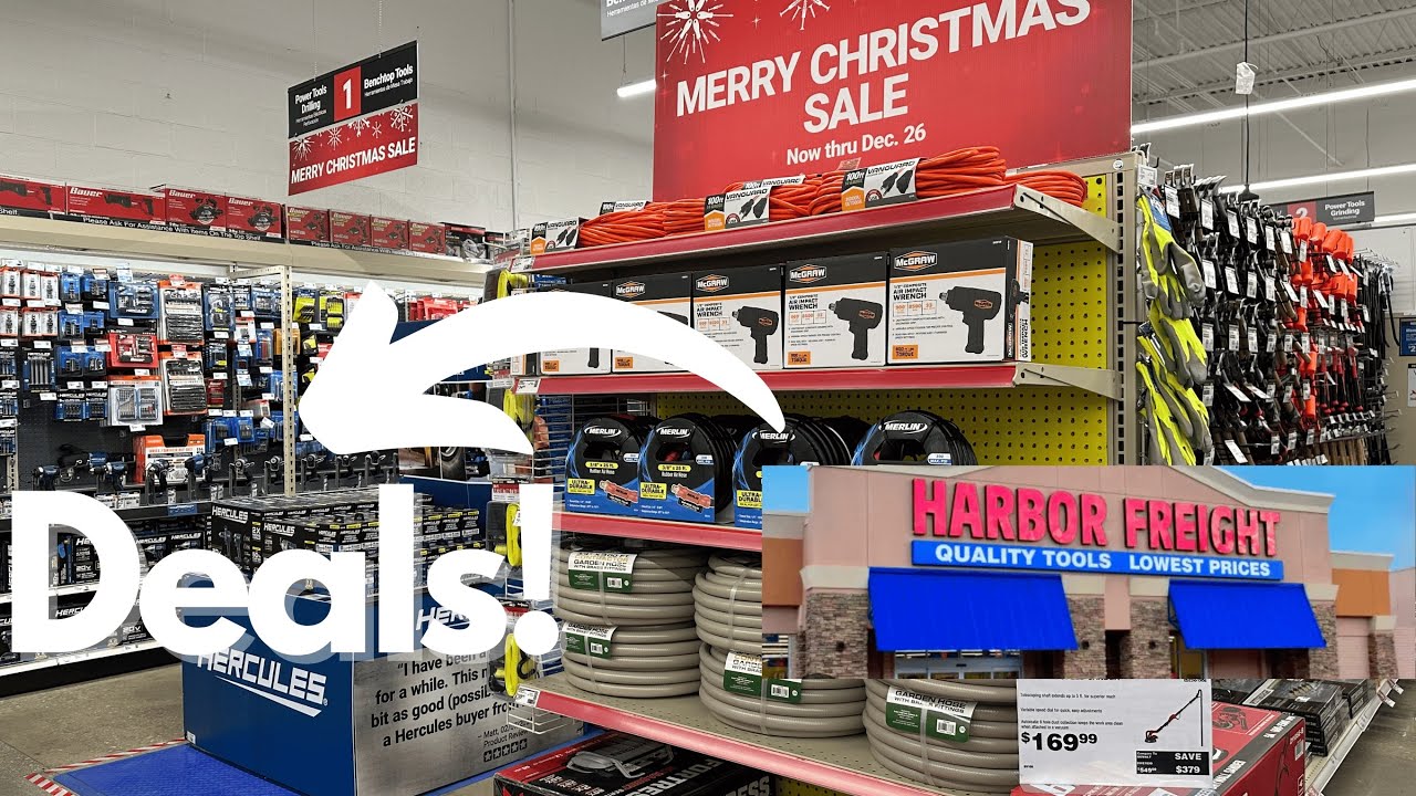Harbor Freight Crazy Merry Christmas Tool Sale - YouTube