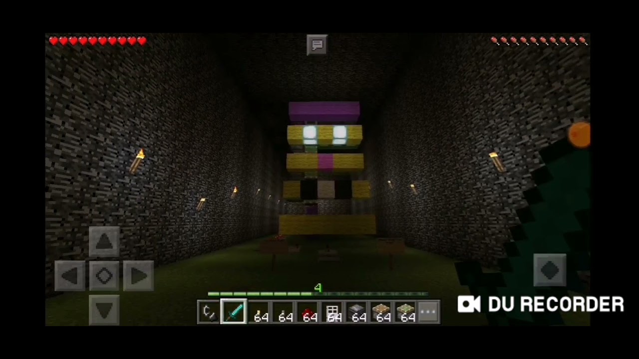 I made the wario apparition in minecraft pe - YouTube