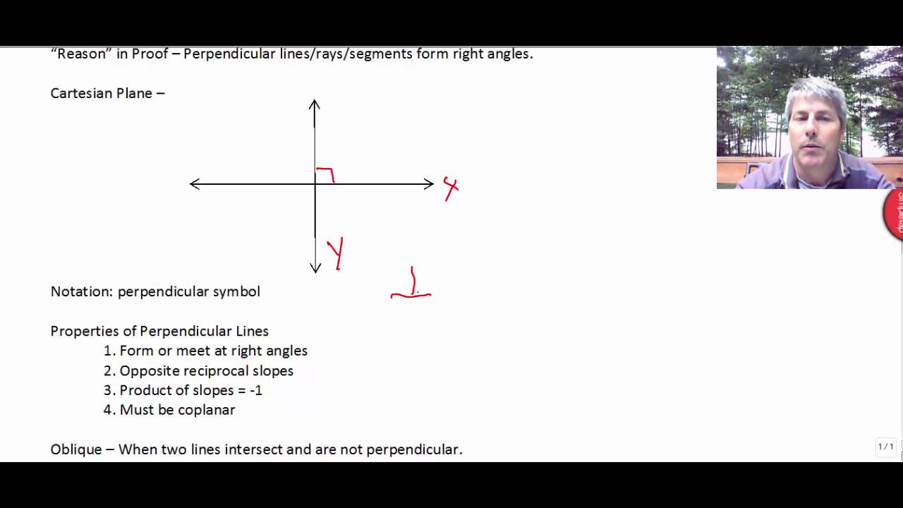 Section 2.1 Perpendicularity - YouTube
