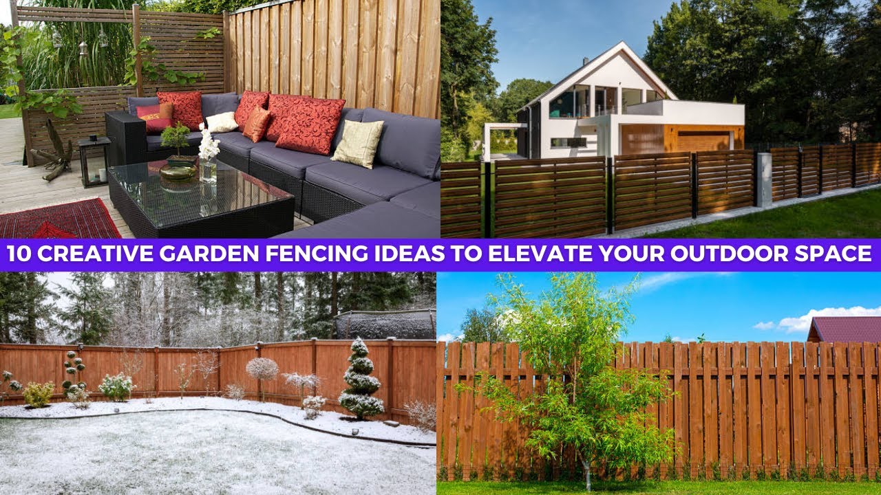 10 Creative Garden Fencing Ideas to Elevate Your Outdoor Space - YouTube