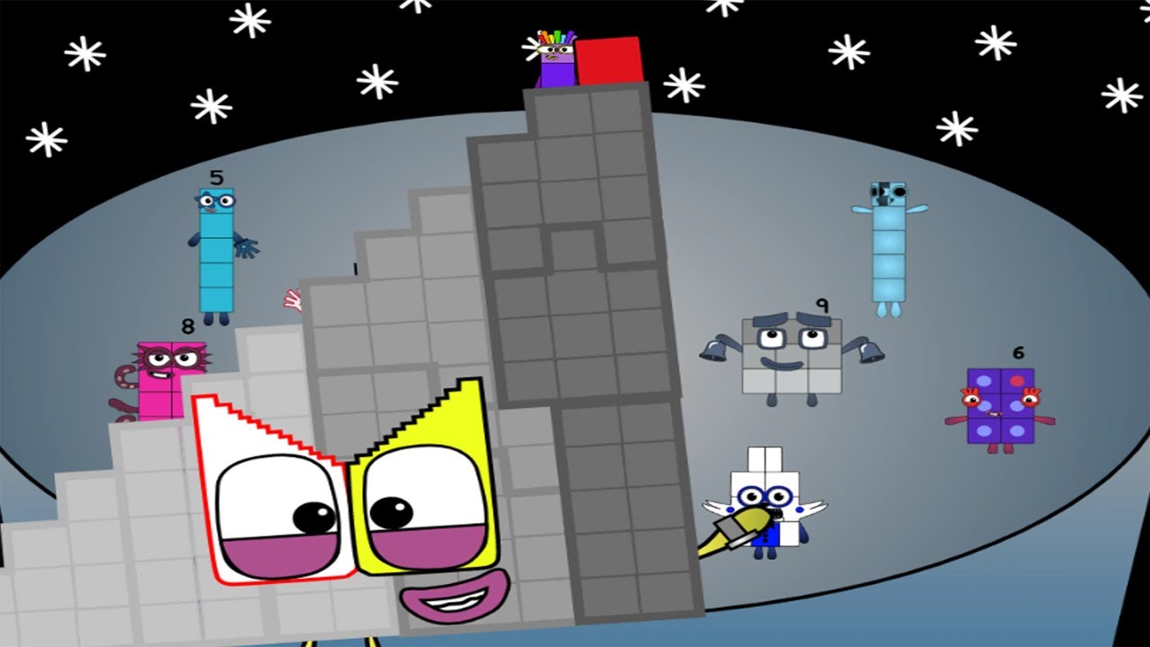 Jolly Numberblocks Band Nineties - YouTube