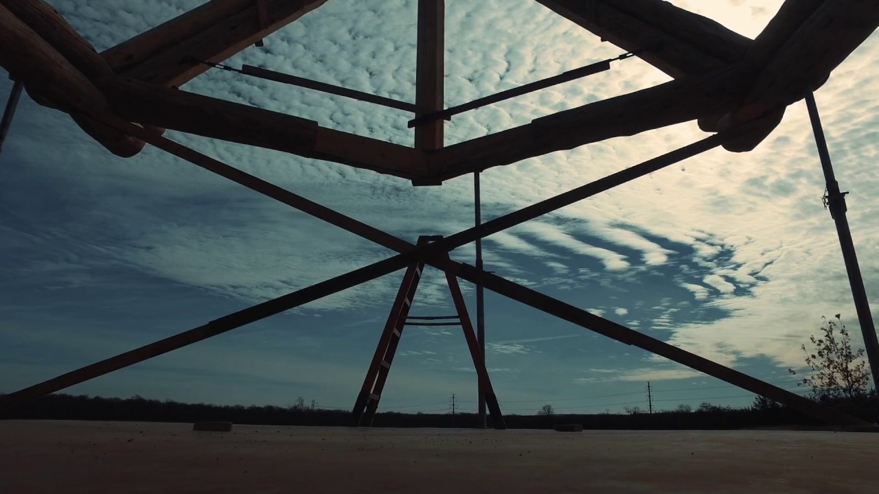 Southwest Log Home & Timber Works Aerial Views - YouTube