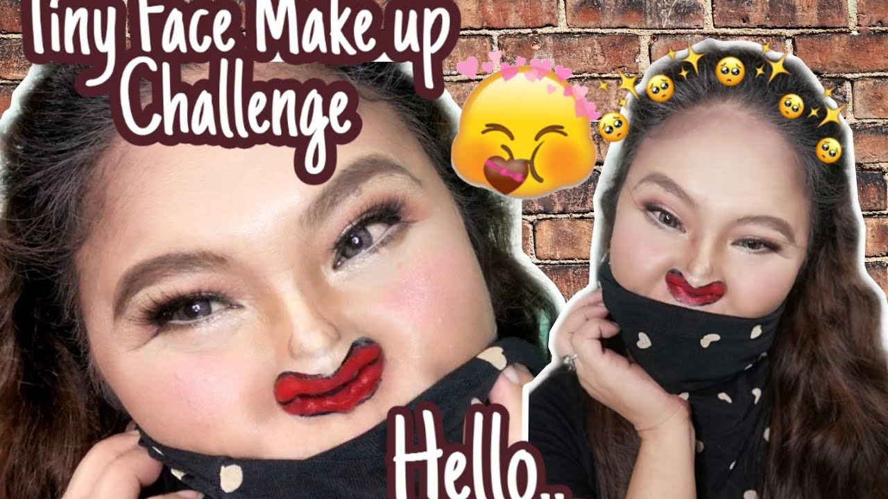 I TRIED TINY FACE MAKE UP CHALLENGE || LAUGHTRIP TAYO - YouTube