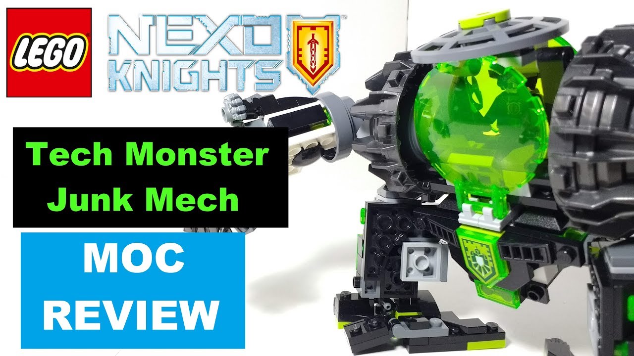 Lego Nexo Knights MoC: Tech Monster Junk Mech - YouTube