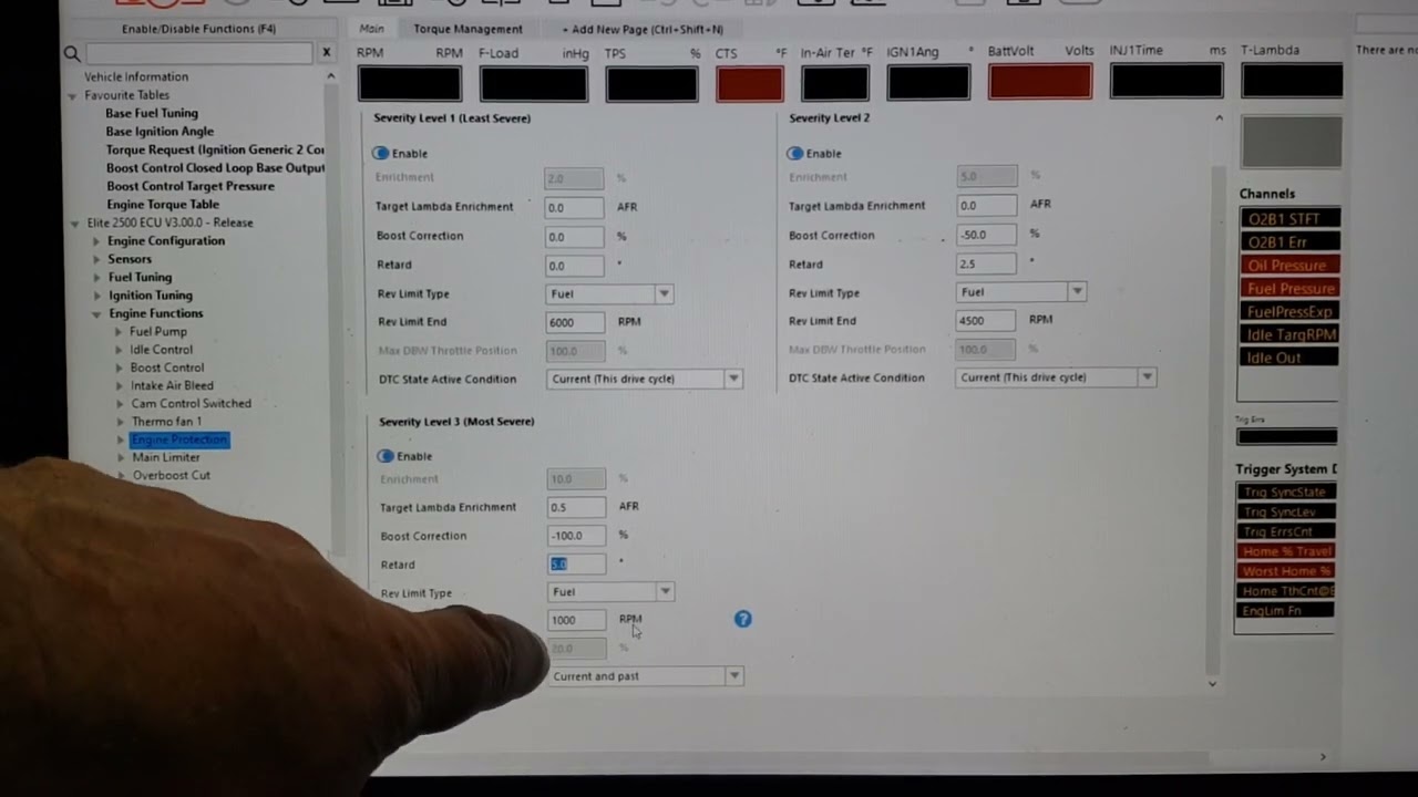 Engine Protection Safeties episode 2 - Haltech setup - YouTube