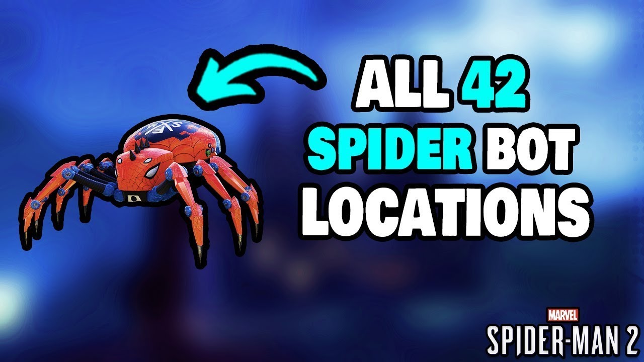 ALL Spider Bots-Side mission-Spider man 2(PS5) - YouTube