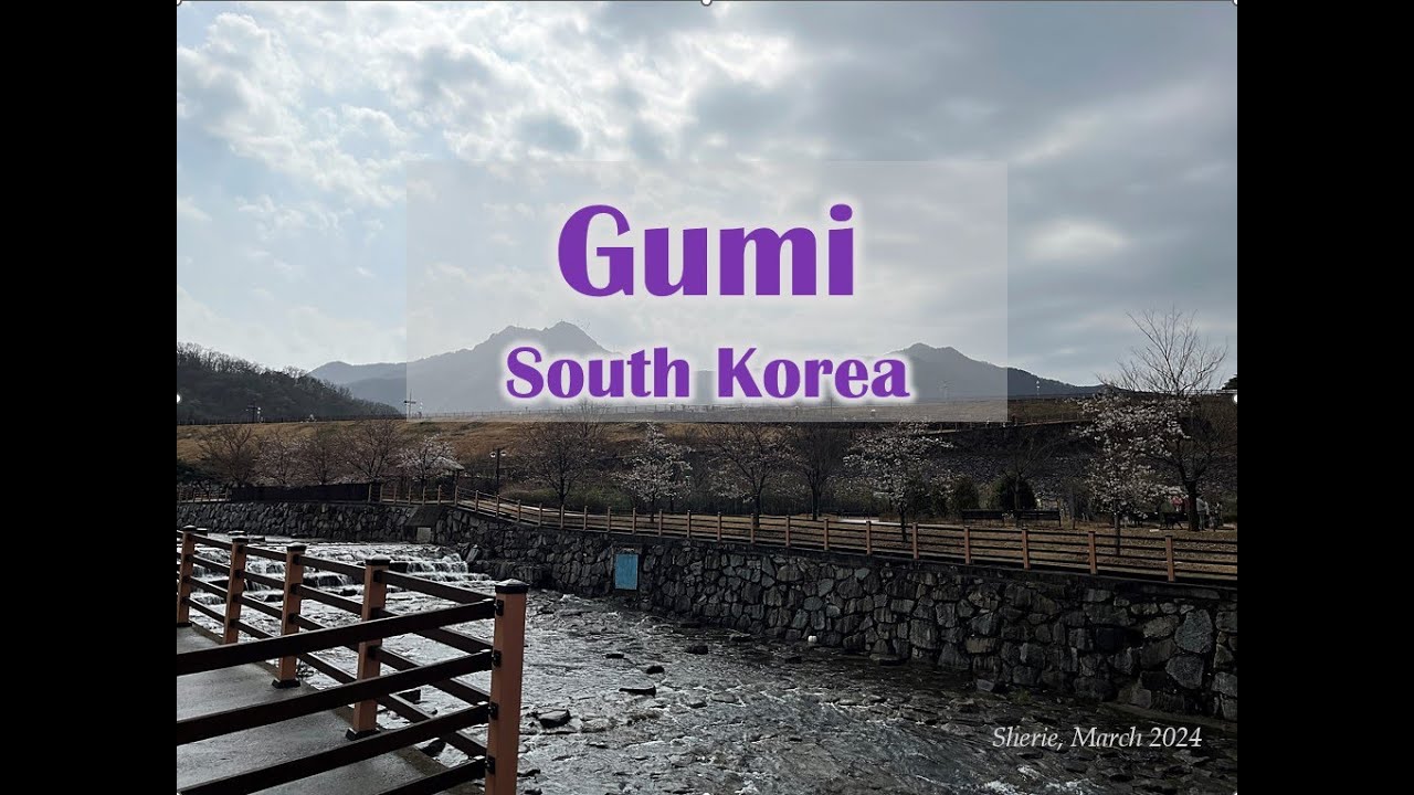 Gumi, Korea | Spring in Geumosan Provincial Park | Cultural Art Center ...