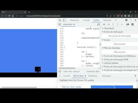 Simple game using CanvasRenderingContext2D interface - YouTube