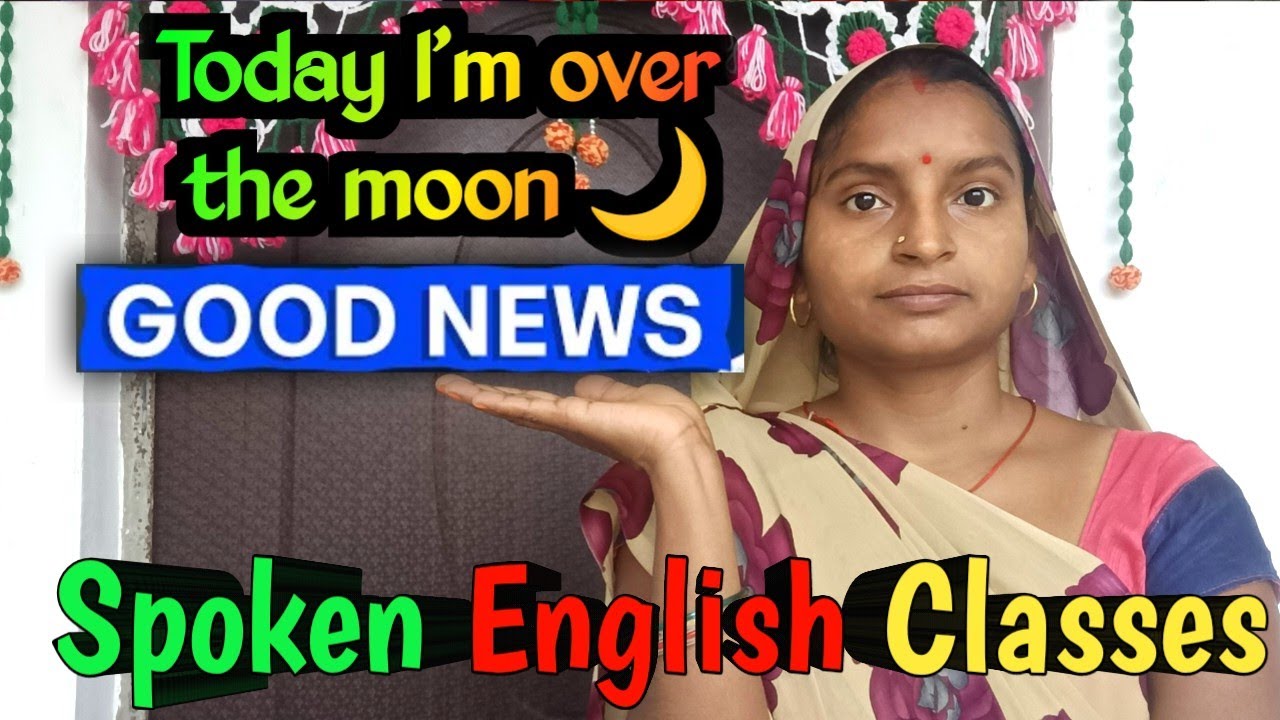 Today I'm over the moon 🌙.....Good news..... Spoken English classes.....@englishwithdehatimadam ...
