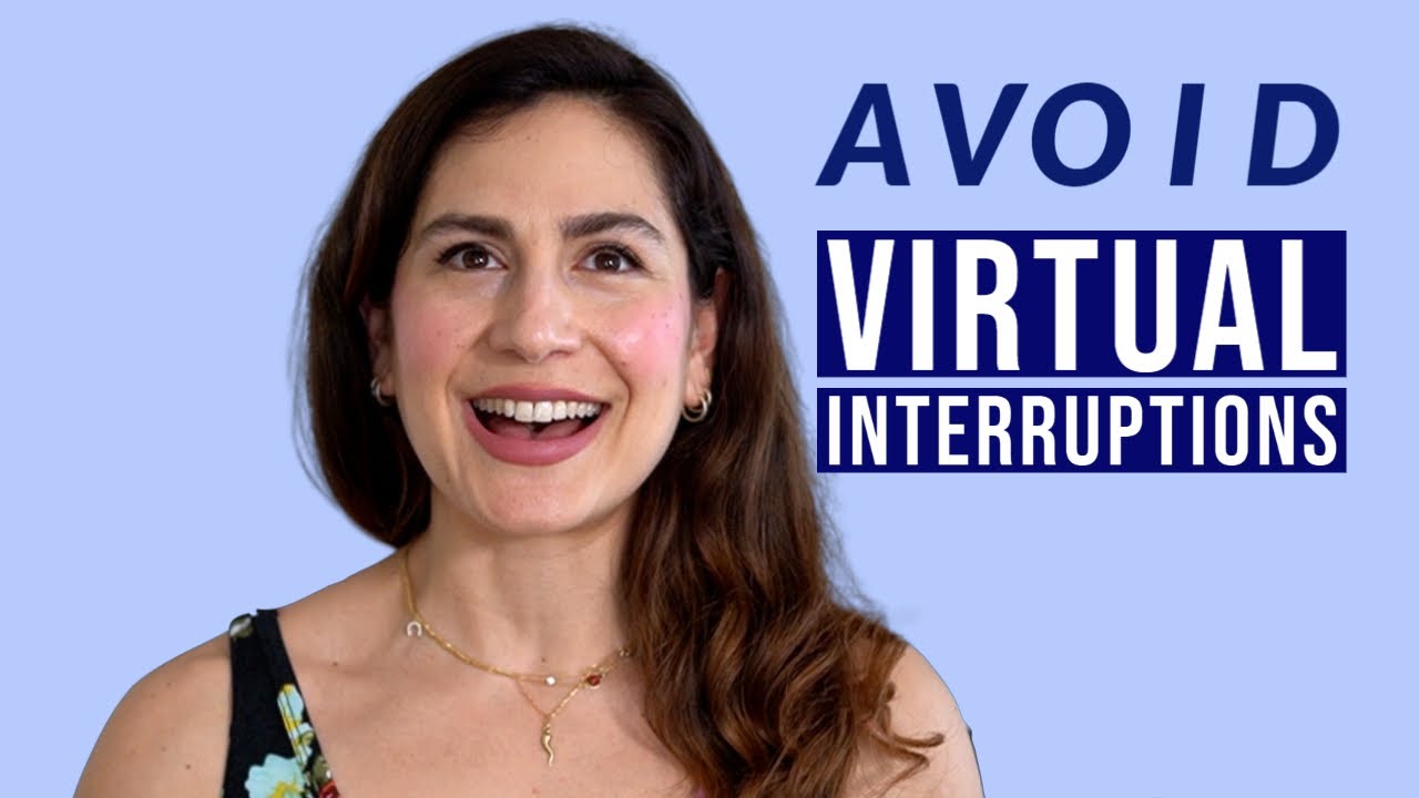 Avoid Interruptions and Overlapping Speech during Zoom Video Calls ...