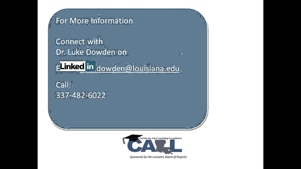 Robert Clougherty - Validating the Learning Obtained through Open ...