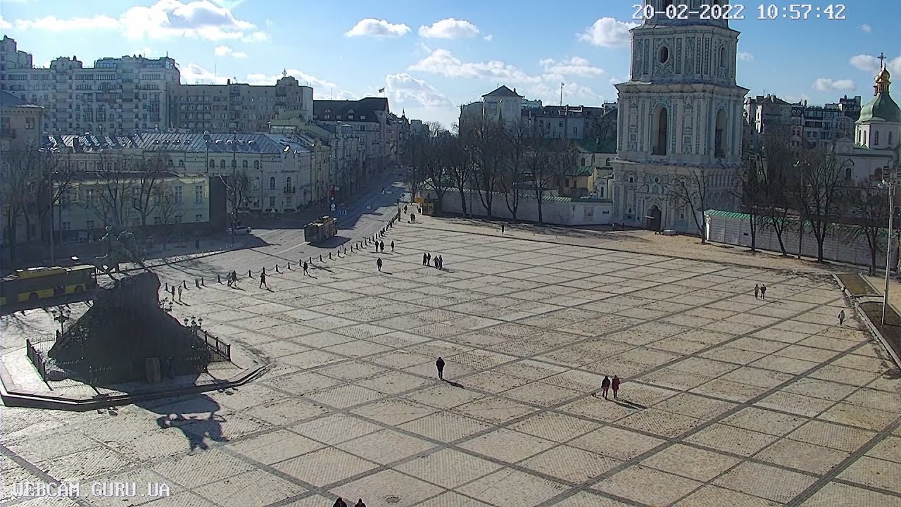 Sophia Square Kyiv Ukraine Cam LIVE, Камера Софійська площа Київ ...