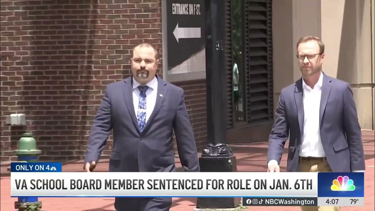 Virginia school board member gets 12 days in jail for Jan. 6 riot role | NBC4 Washington - YouTube