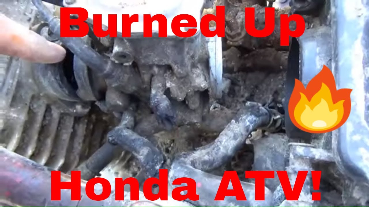 Fire Damaged Honda TRX 250, $250 Market Place ATV Joins Collection ...