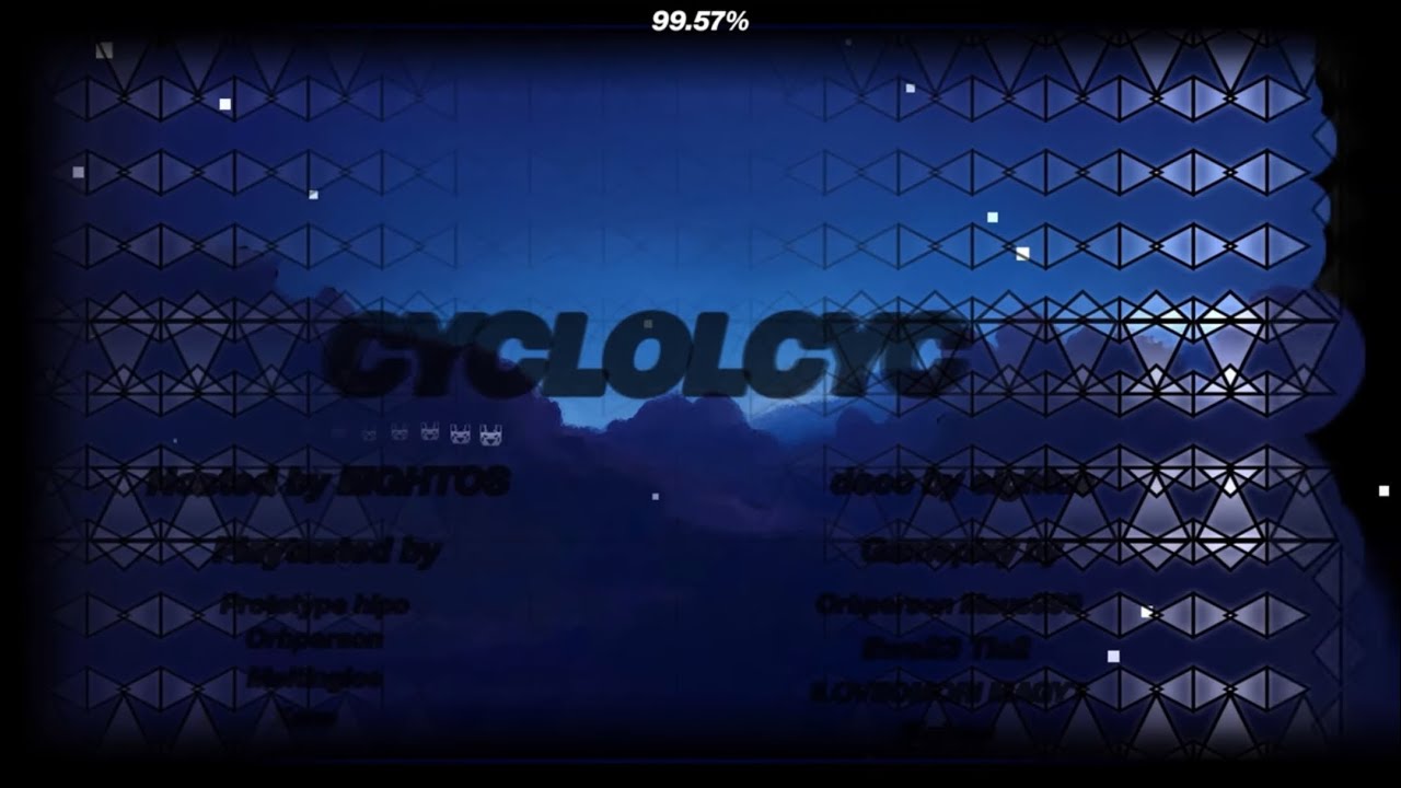 Cyclolcyc (top 1 ILL) (impossible level) geometry dash/ by eightos and ...