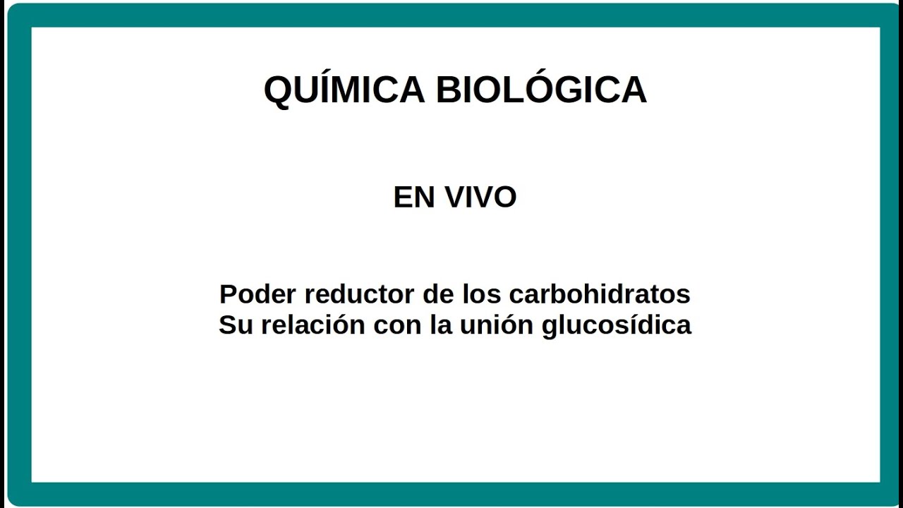 Poder reductor de los carbohidratos - YouTube