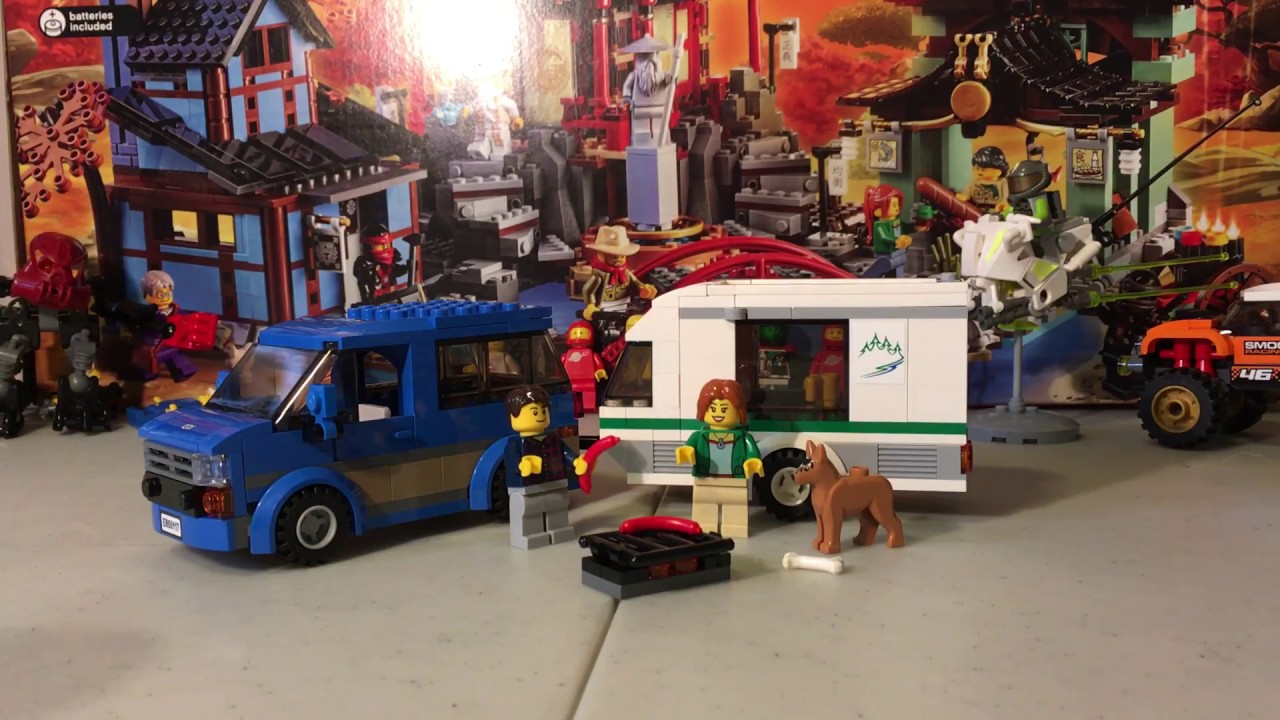 Lego City 60117 Van & Caravan Review - YouTube