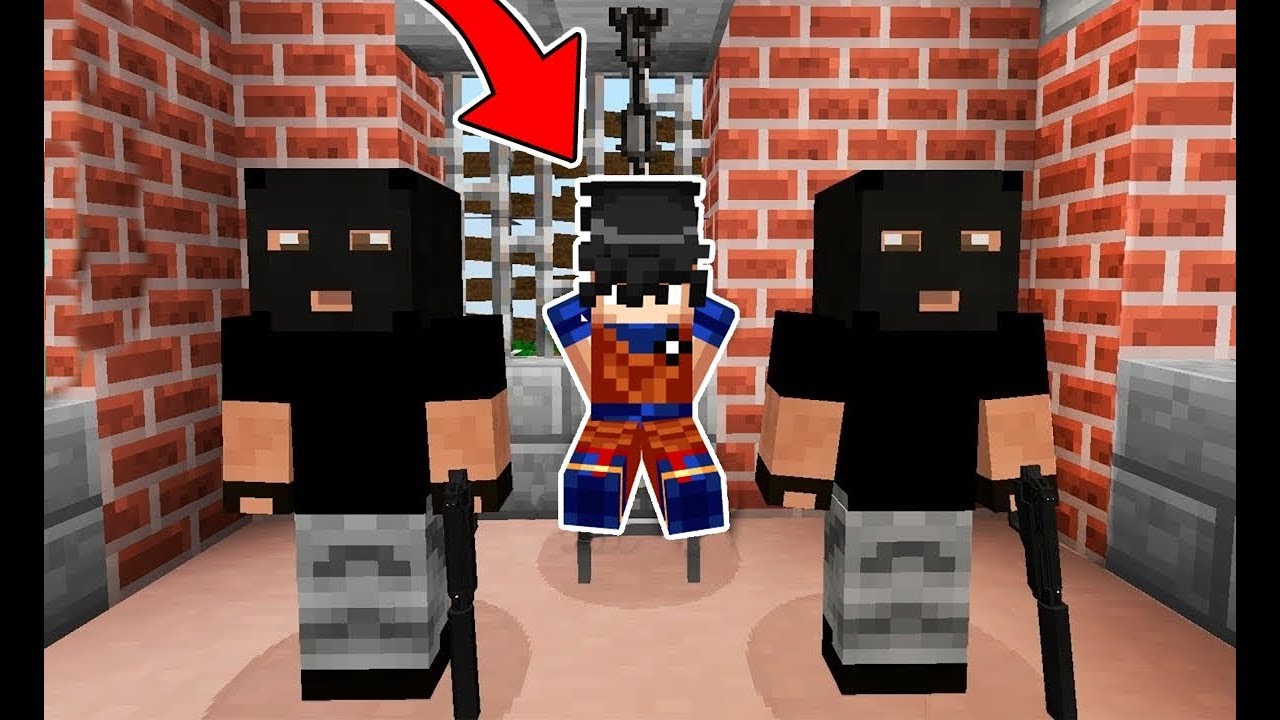 LadrÕes Sequestraram Meu Amigo No Minecraft Youtube