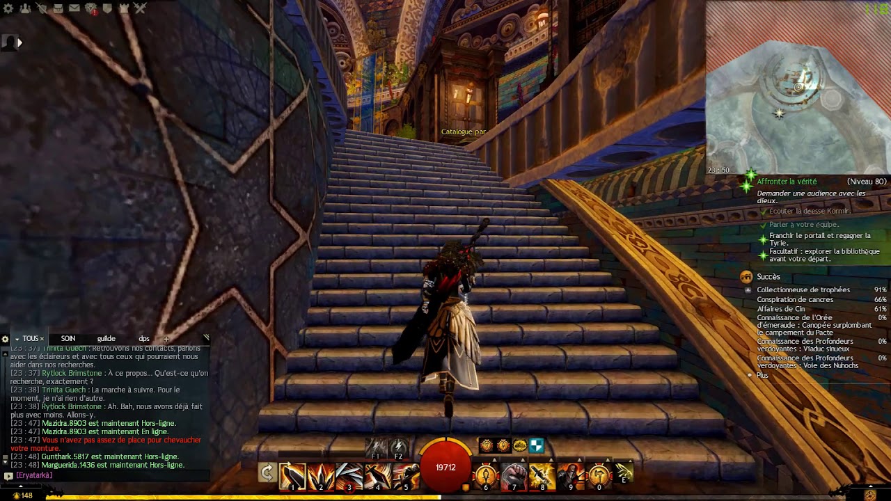 GW2 bibliothèque secrète de kormir - YouTube