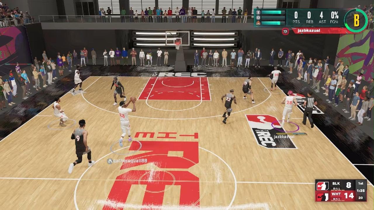 NBA 2K23 team perfect lane running on fastbreak - YouTube
