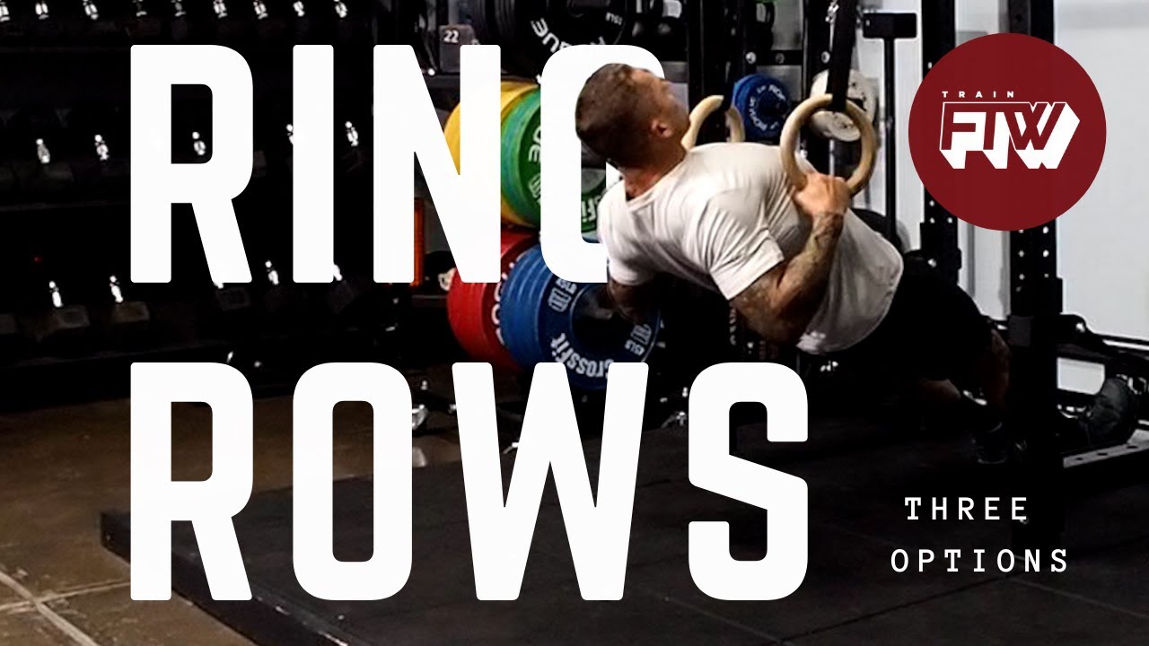 Ring Rows (Three Options) - YouTube