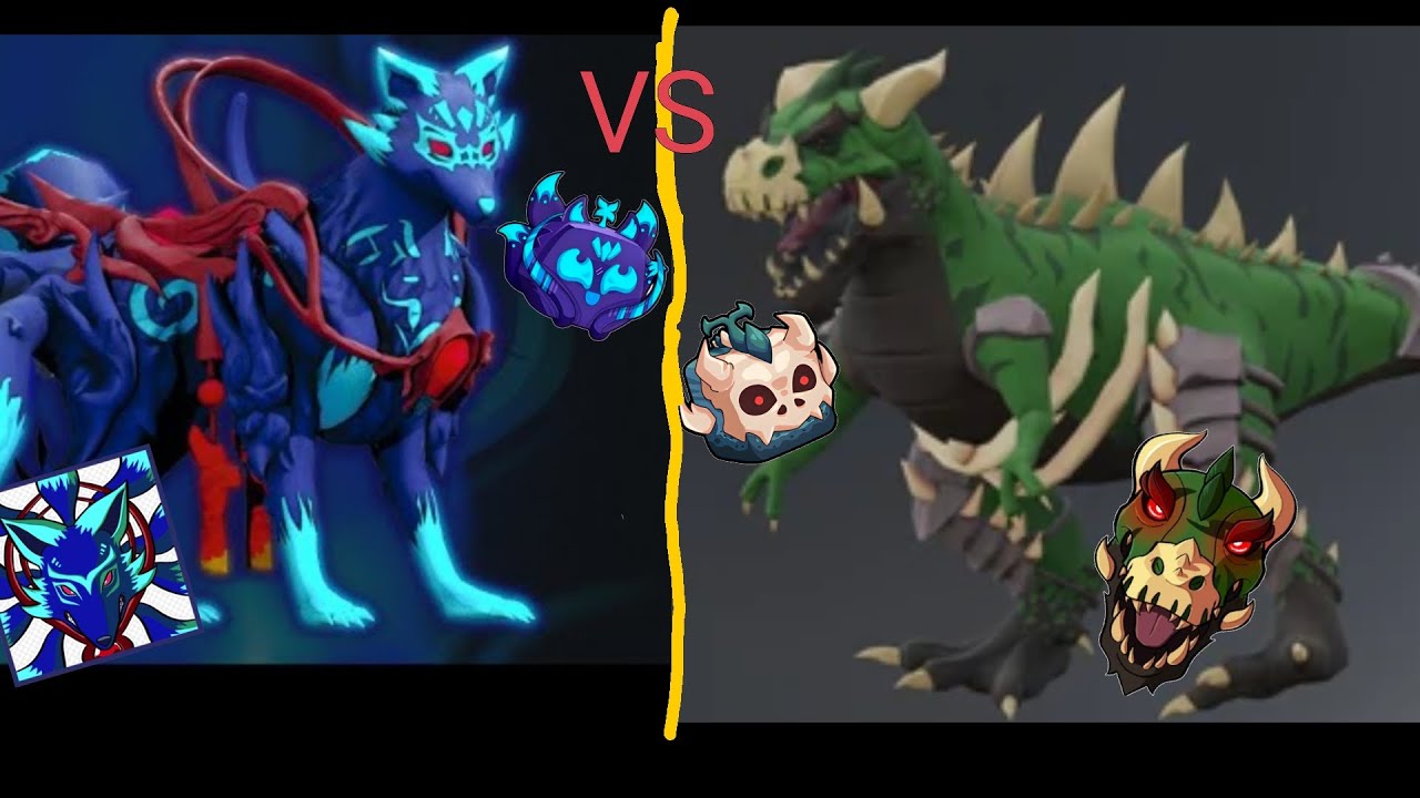 Kitsune vs T-rex (comment whos better) (Roblox Blox Fruits) - YouTube