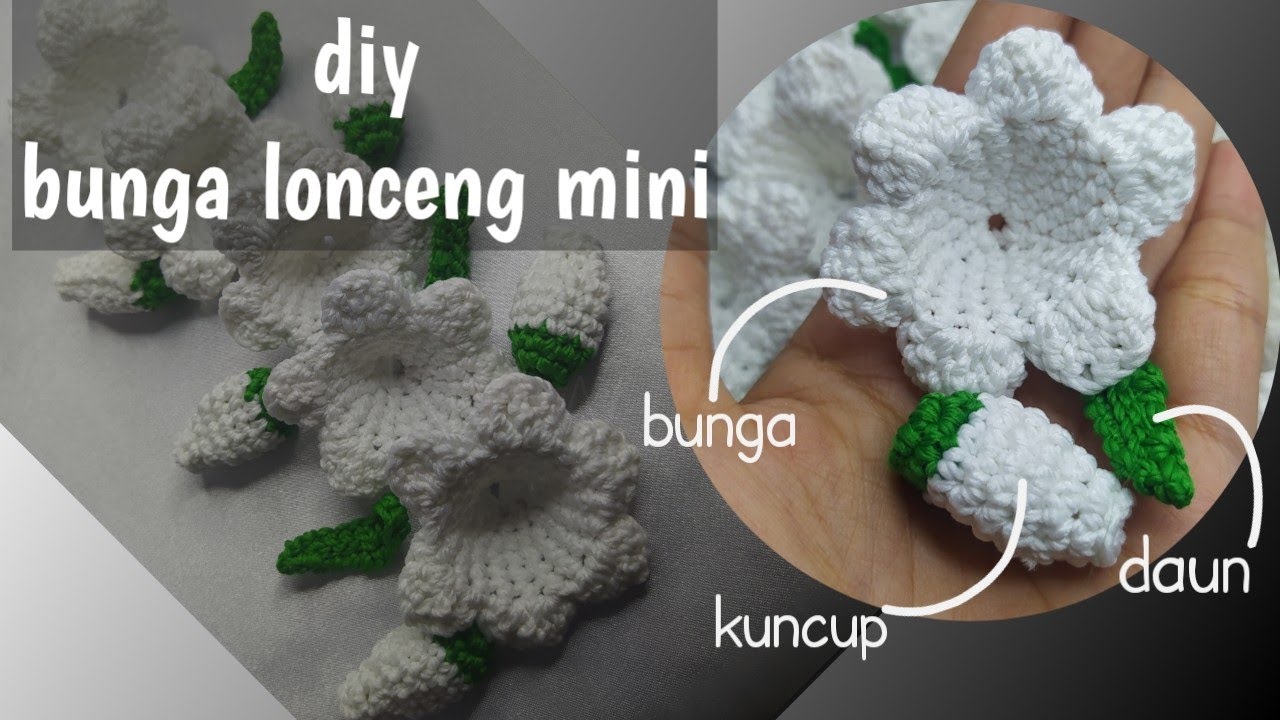 diy Bunga Lonceng|3 item|bunga,kuncup,daun - YouTube