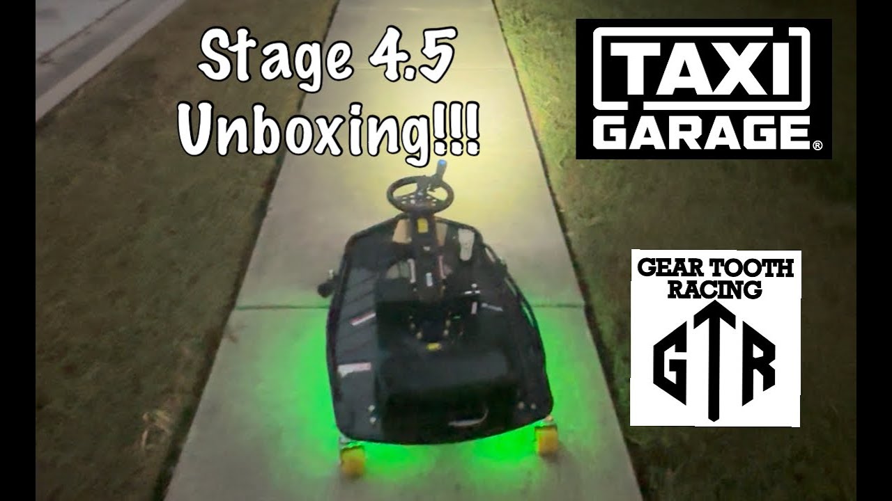 STAGE 4.5 TAXI GARAGE STANDARD CRAZY CART UNBOXING AND FIRST RIDE ...