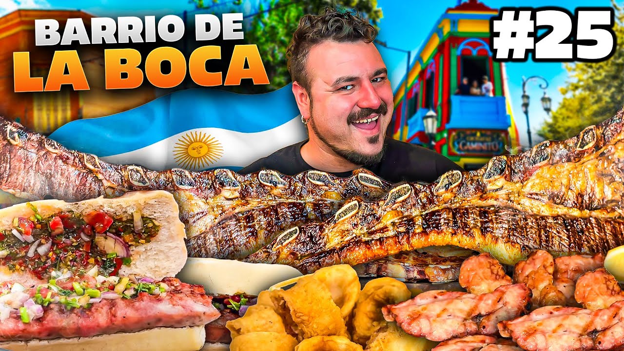 ARRASAMOS con TODA la COMIDA TÍPICA del BARRIO de LA BOCA ¡ESPECTACULAR ...