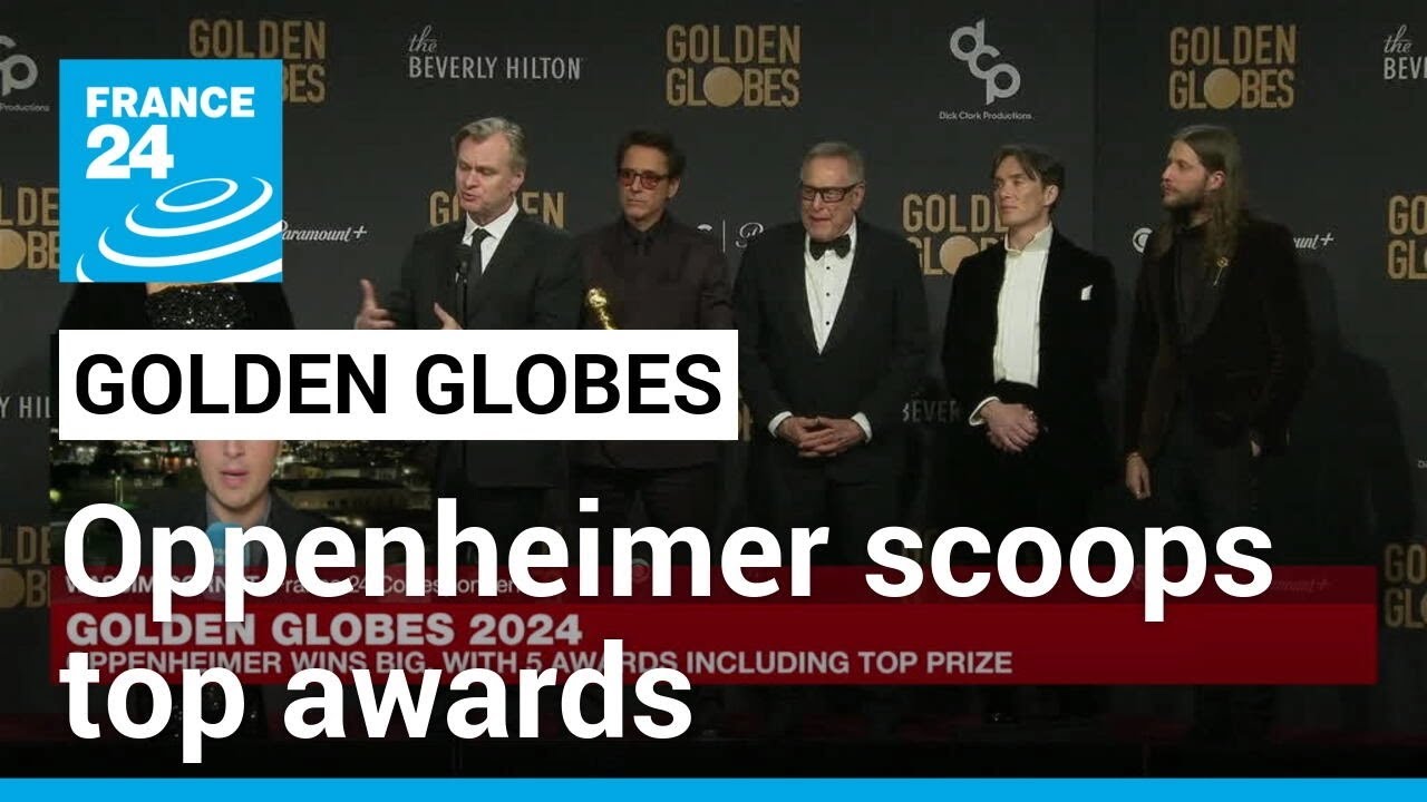 Oppenheimer dominates 2024 Golden Globes with best drama film win ...