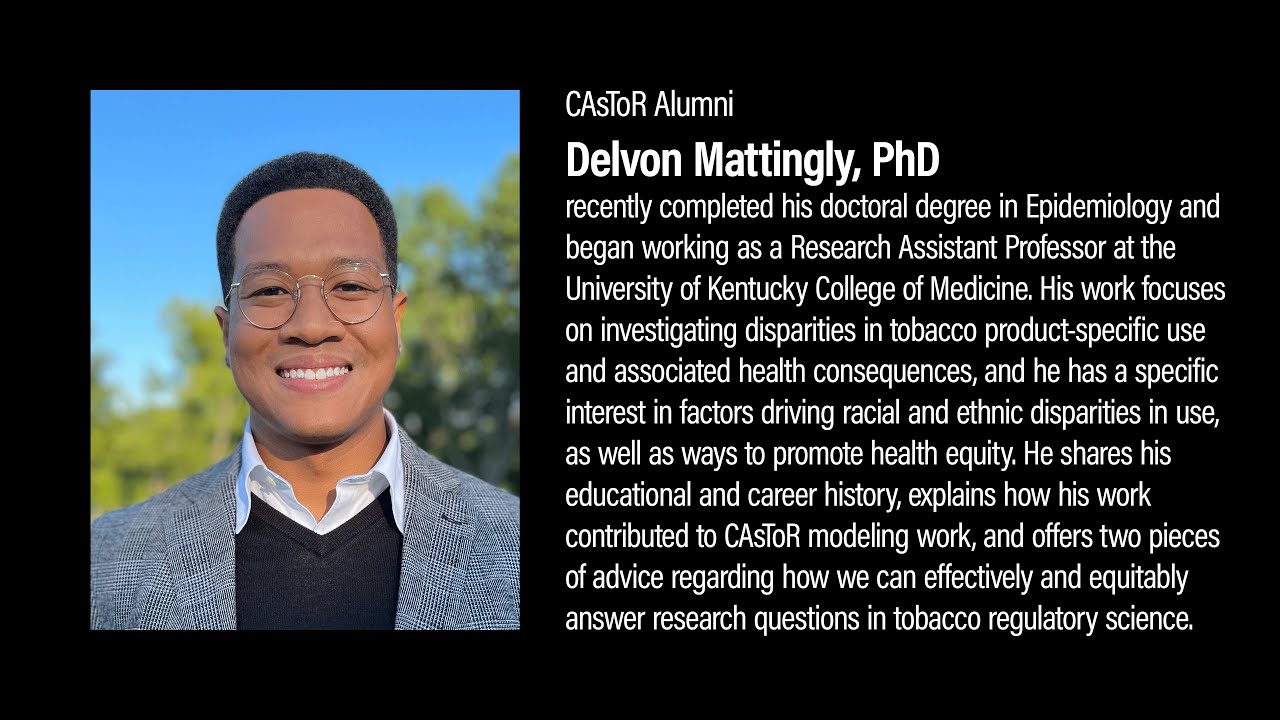 CAsToR Alumni: Delvon Mattingly, PhD - YouTube
