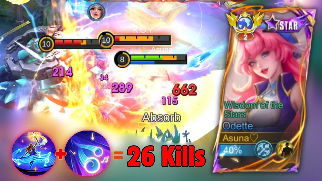 Wisdom of the Star Odette Build Top Global Gameplay | Mobile Legends ...