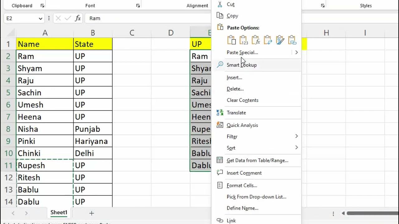 Filter formula in Microsoft Excel@COMPUTEREXCELSOLUTION - YouTube