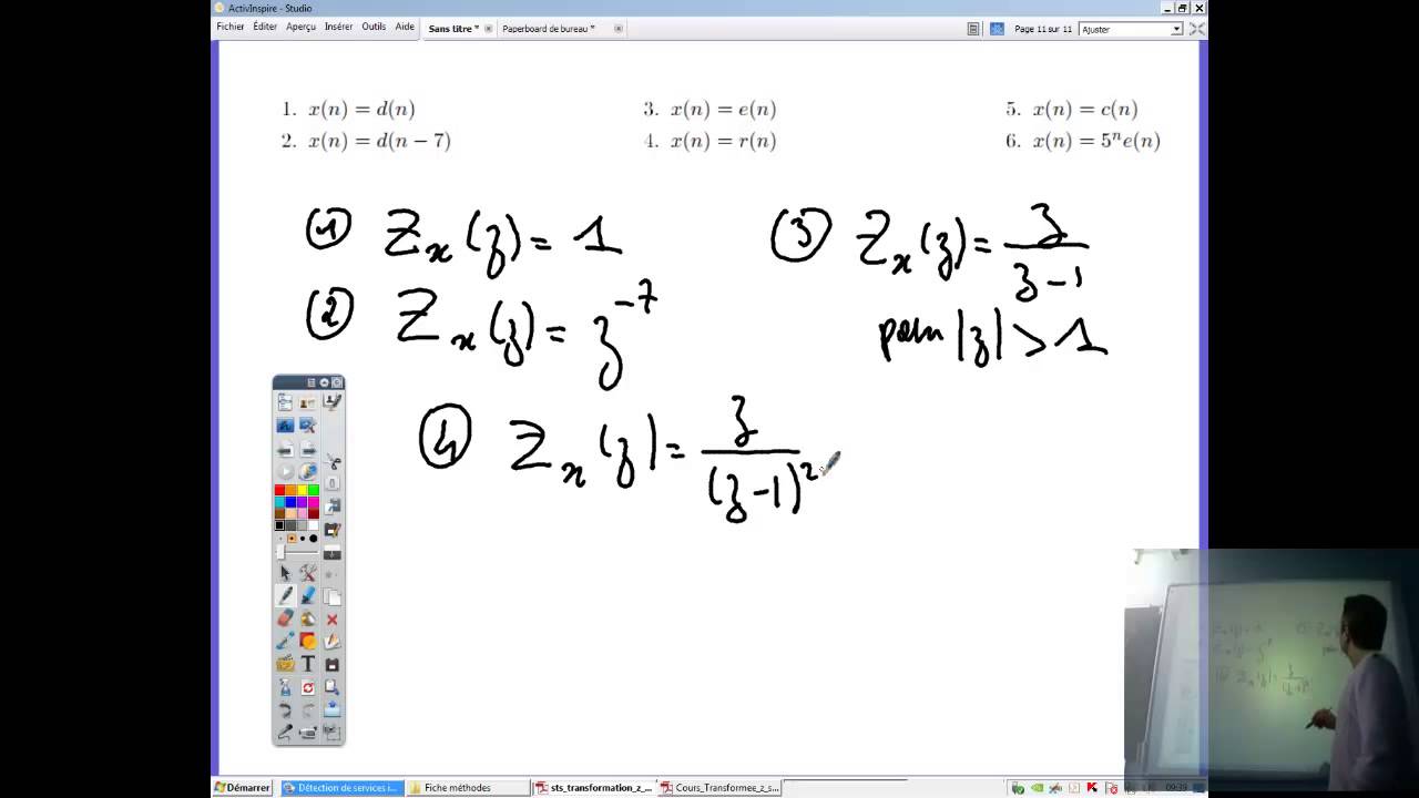 transformation en Z : exercices calcul - YouTube
