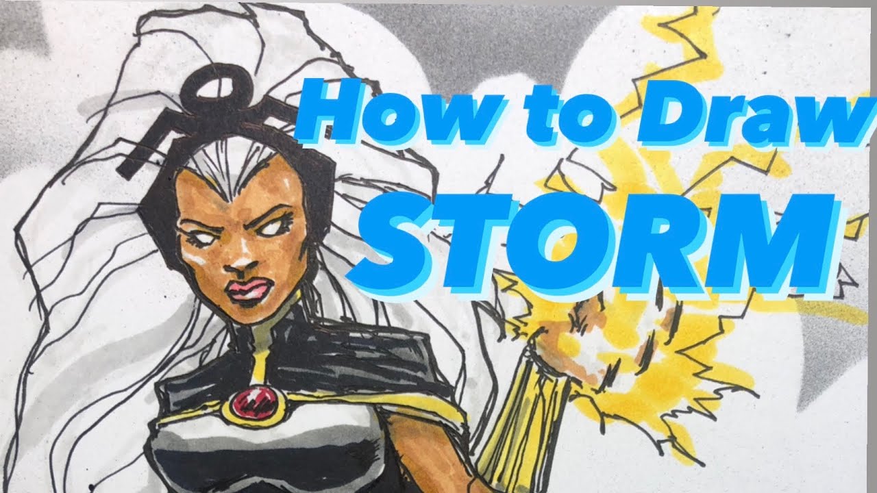 How to Draw Storm - YouTube