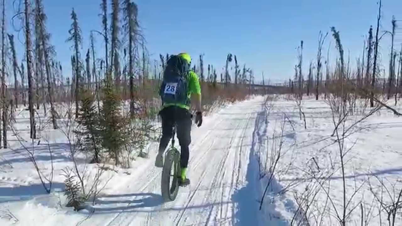 One wheel, 100 miles on snow - YouTube