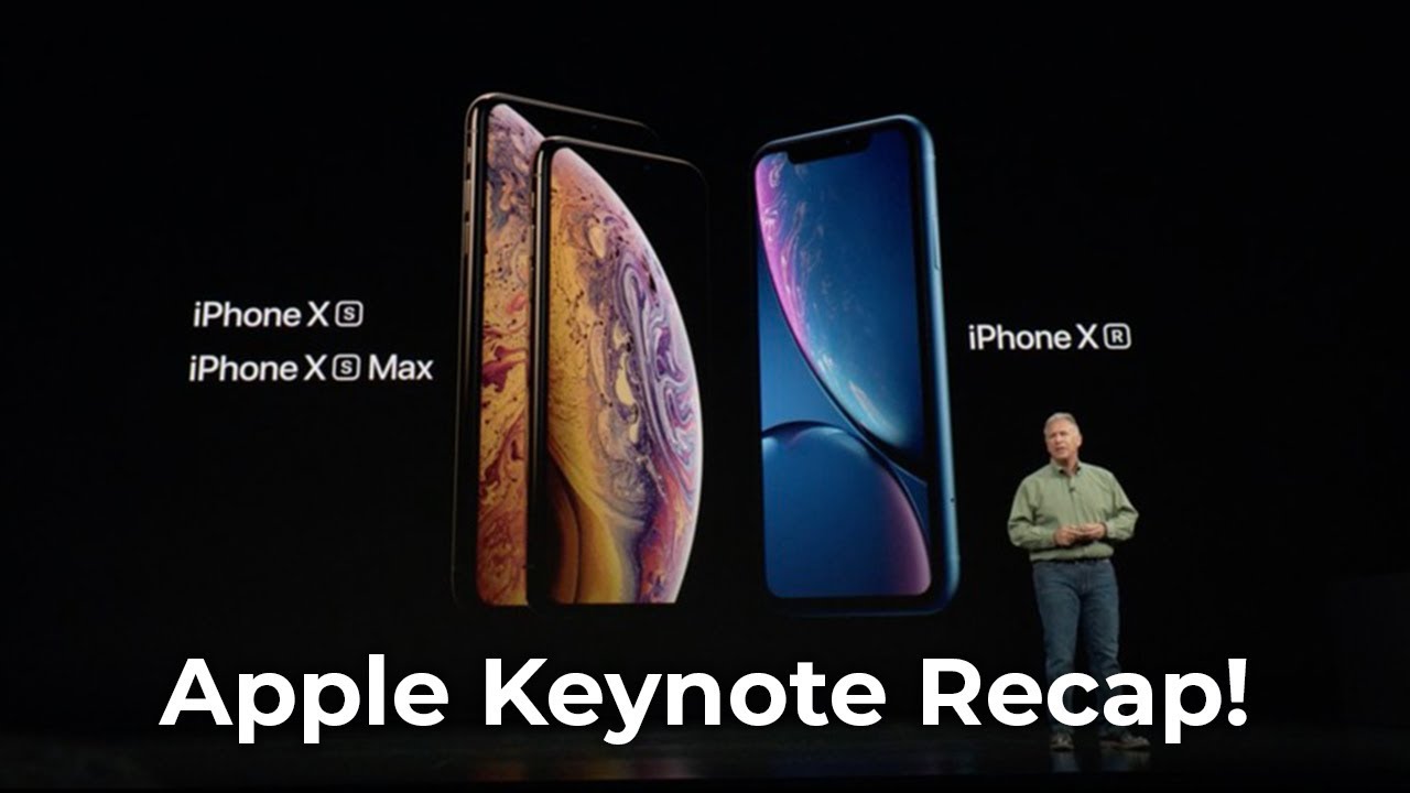 Apple Keynote Recap! (iPhone XS, XR, Apple Watch!) - YouTube