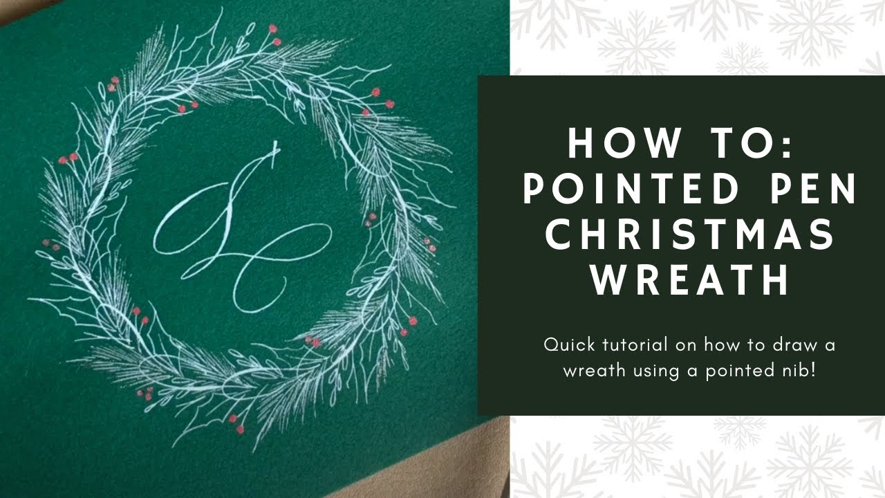 A Christmas Wreath Tutorial - YouTube