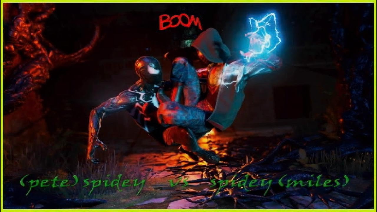 Miles Morales vs Peter perker Bossfight - SPIDER-MAN 2 ps5 60 FPS - YouTube